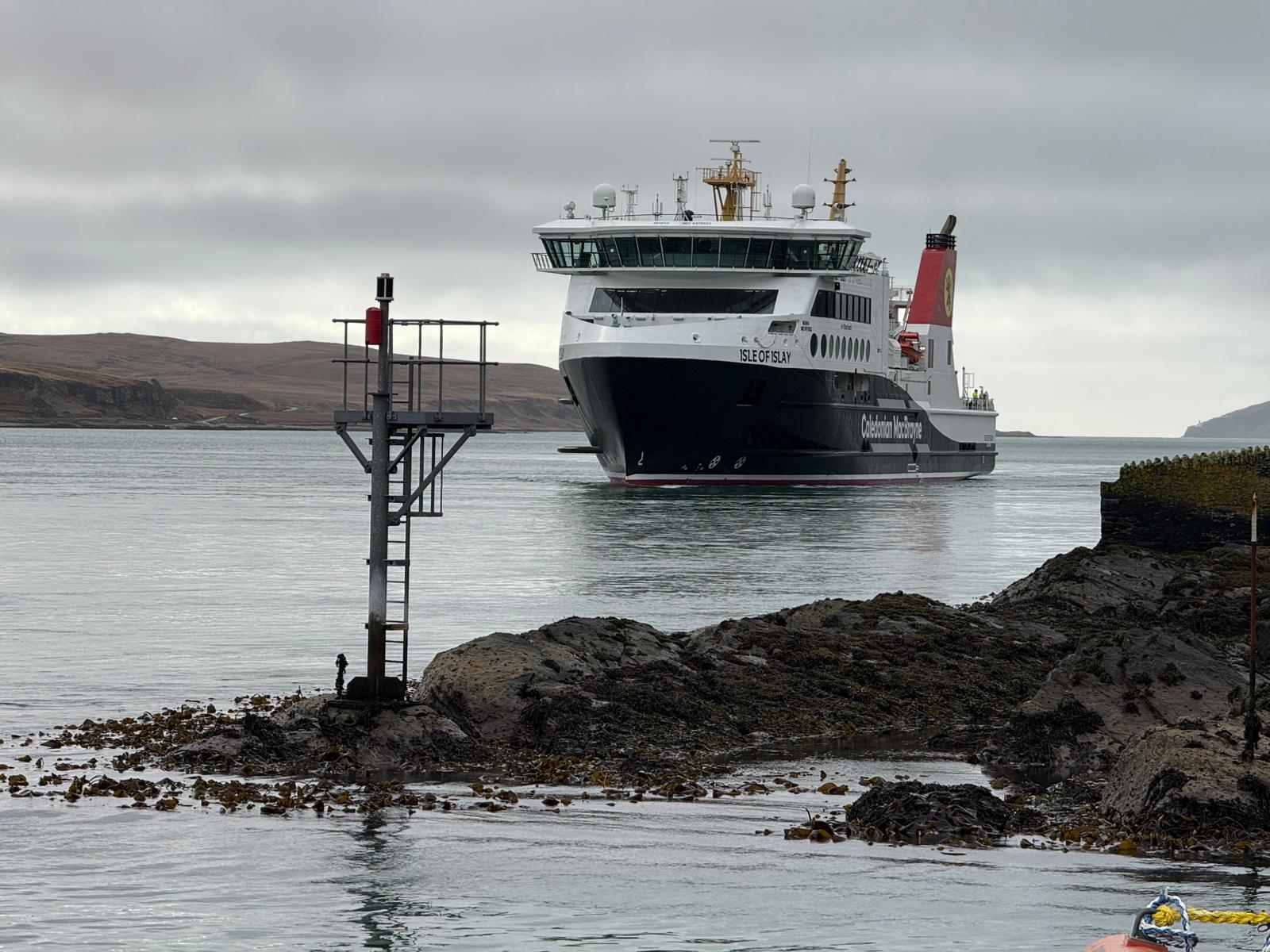 MV Isle of Islay carries passengers for the first time | Corporate CalMac